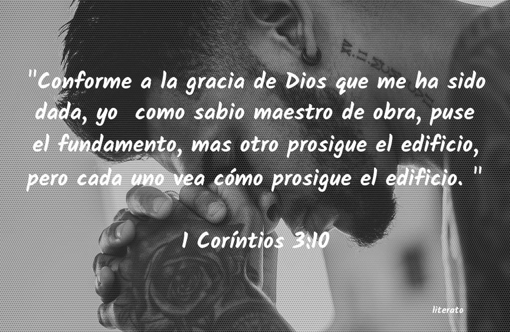 La Biblia - 1 Coríntios - 3:10
