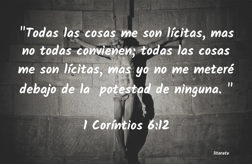 Primeiro Coríntios 6 12 - LIBRAIN