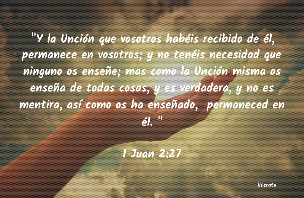 La Biblia 1 Juan 2 27 La Biblia 1 Juan 2 27
