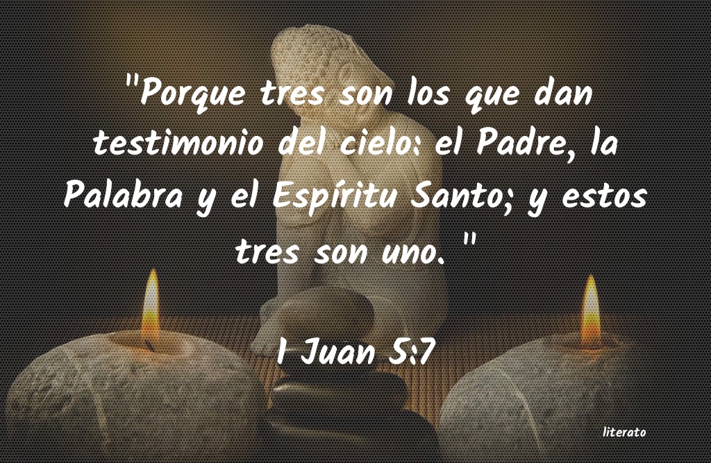 La Biblia 1 Juan 5 7