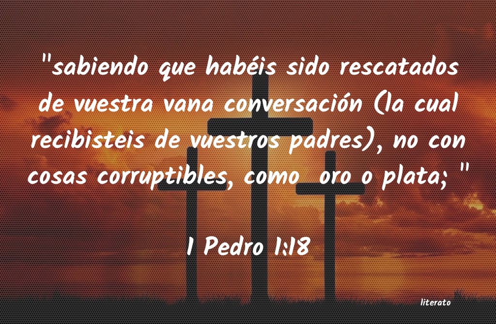 La Biblia 1 Pedro 1 18
