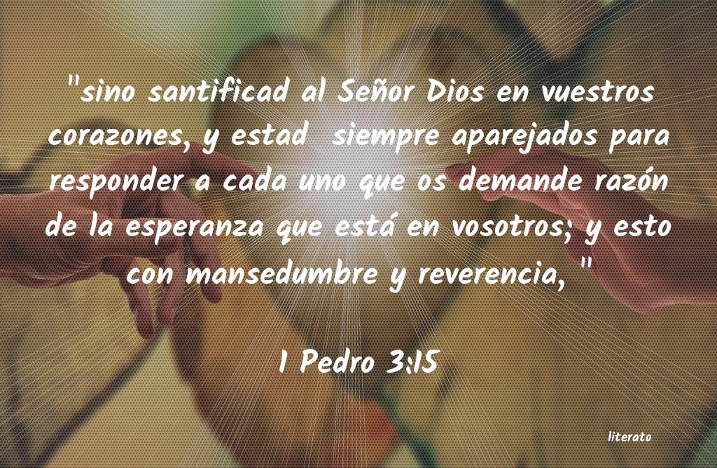 La Biblia 1 Pedro 3 15