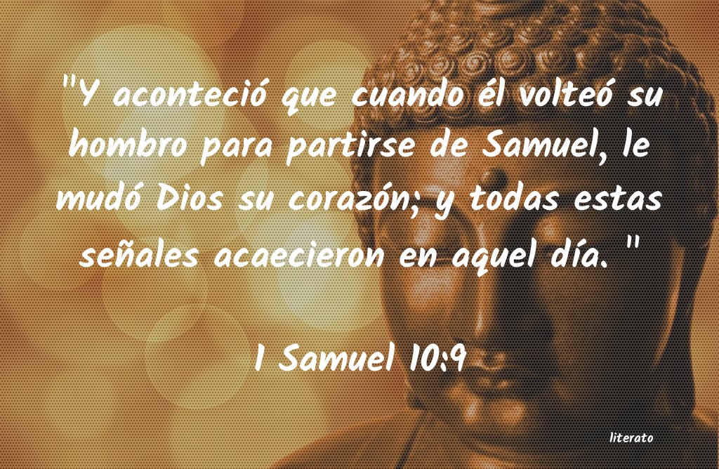 La Biblia 1 Samuel 10 9