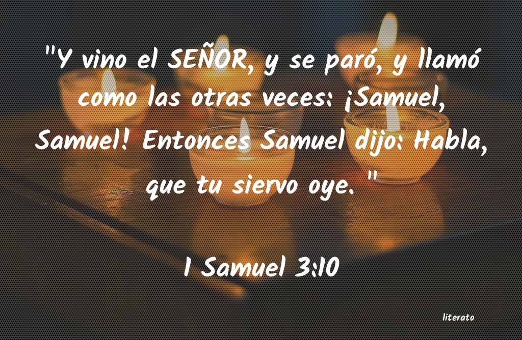 La Biblia 1 Samuel 3 10 La Biblia 1 Samuel 3 10