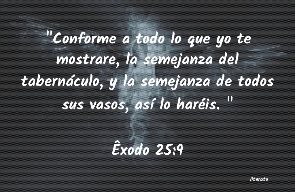 La Biblia - Êxodo - 25:9