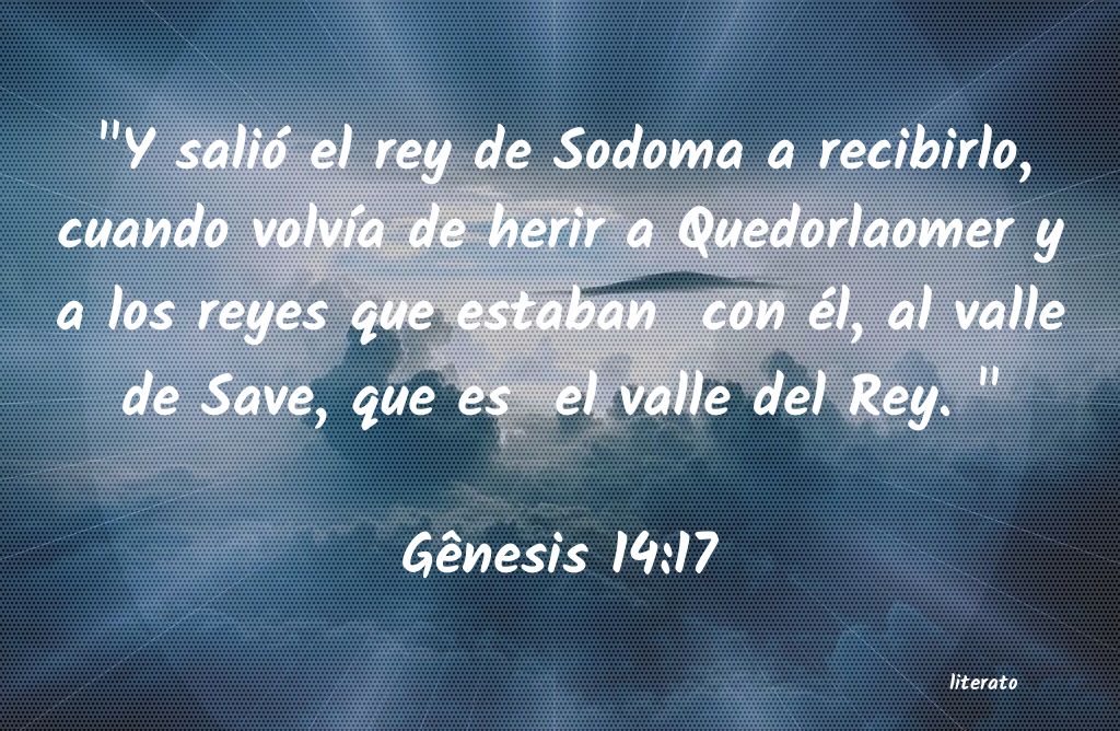 La Biblia G nesis 14 17