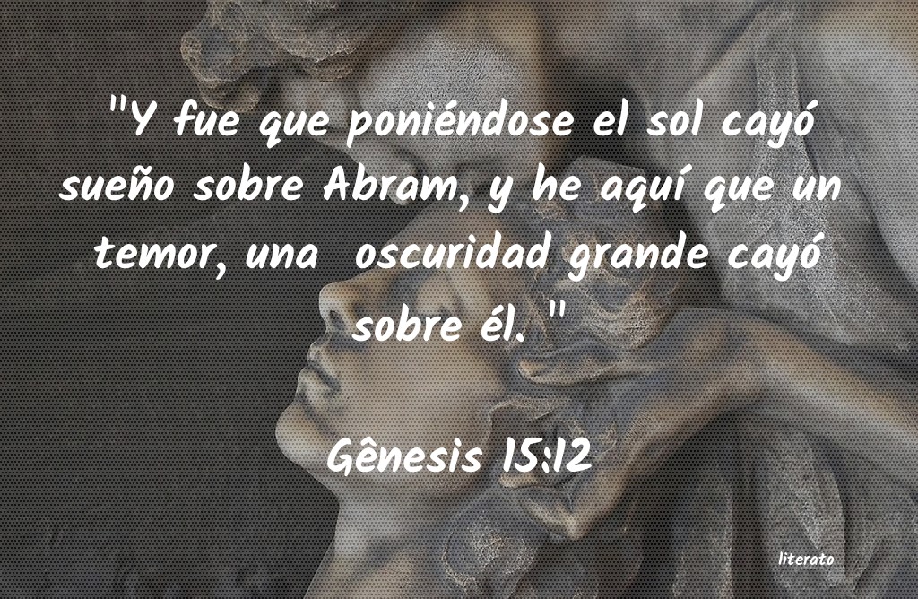 La Biblia - Gênesis - 15:12