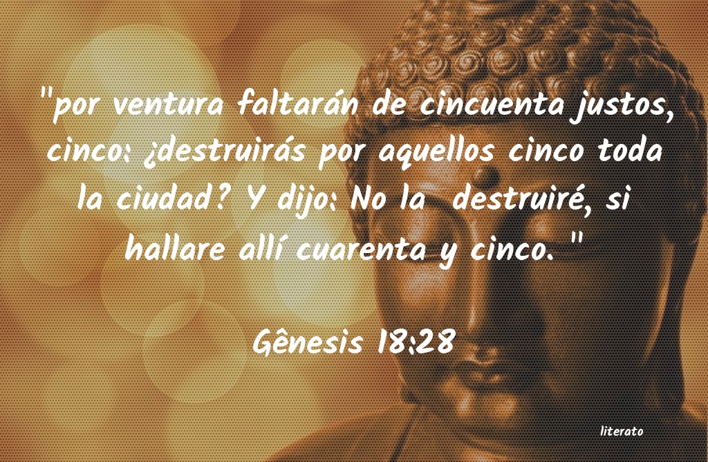 La Biblia - Gênesis - 18:28