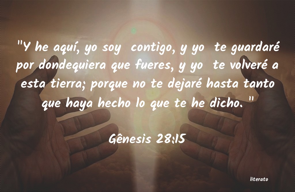 La Biblia - GÃªnesis - 28:15