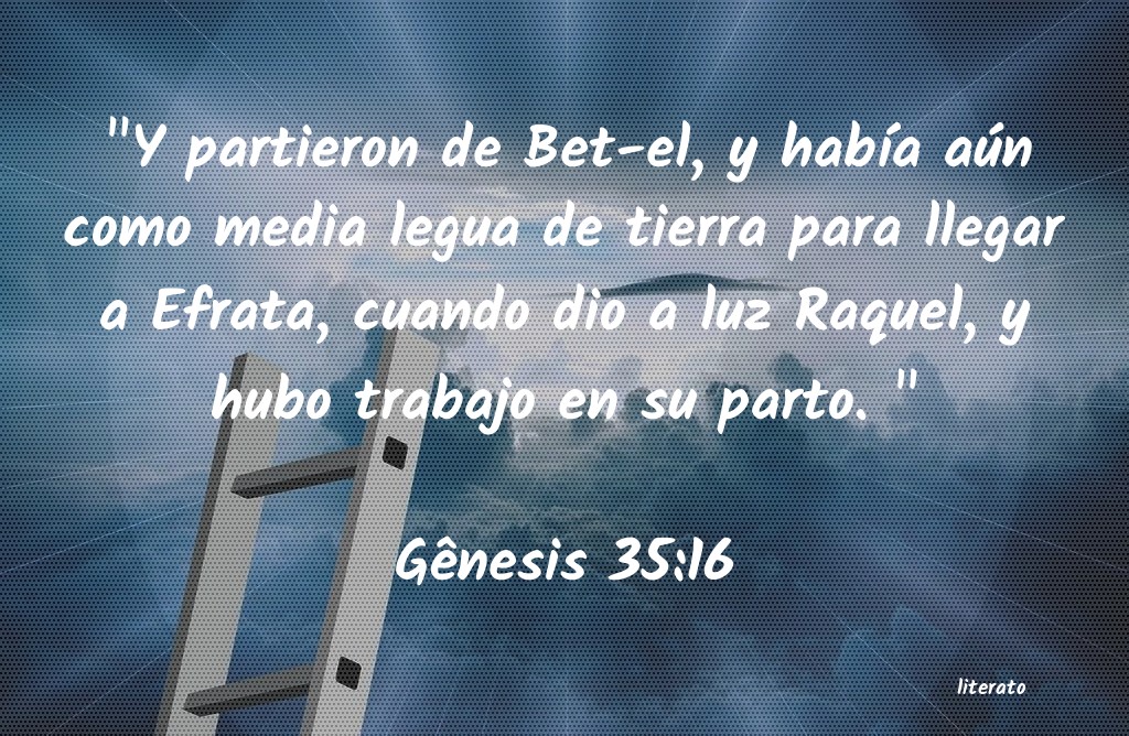 La Biblia - GÃªnesis - 35:16
