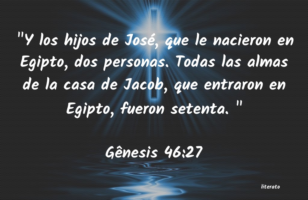 La Biblia - Gênesis - 46:27