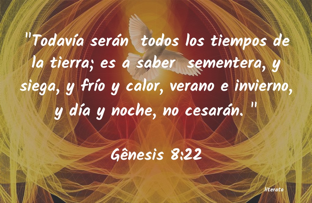 La Biblia - GÃªnesis - 8:22