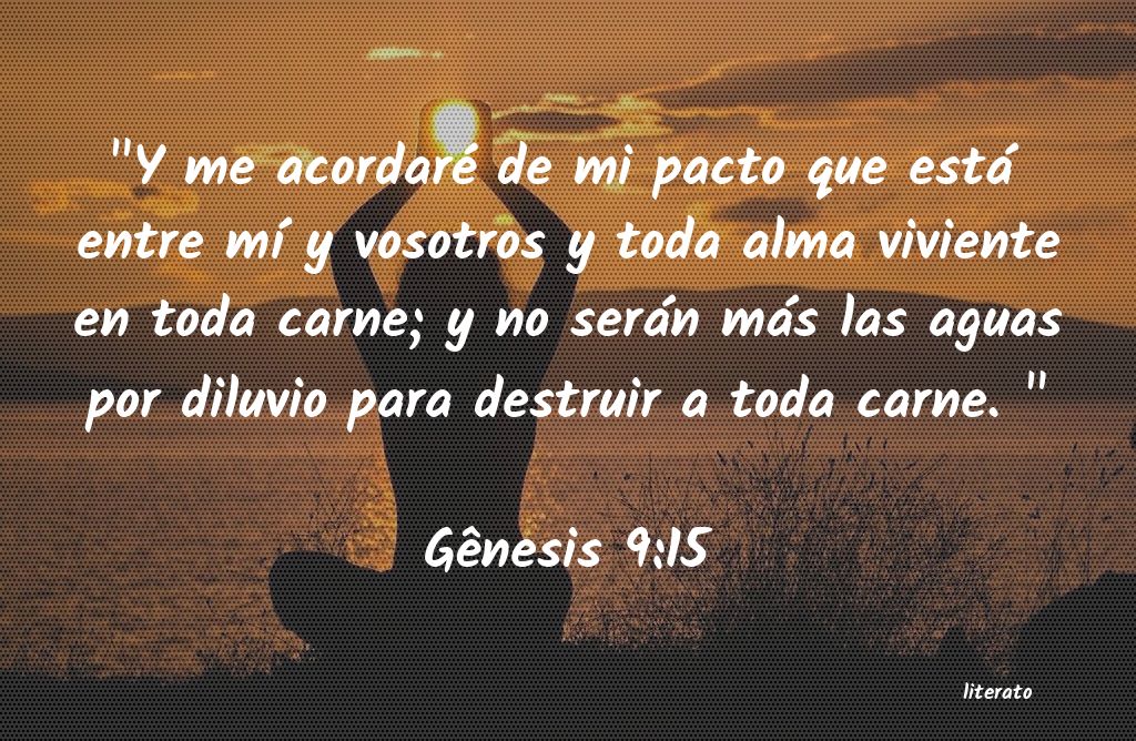 La Biblia - GÃªnesis - 9:15