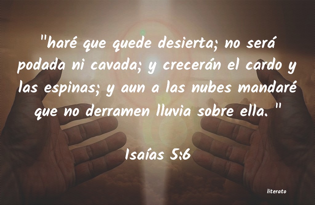 La Biblia - IsaÃ­as - 5:6