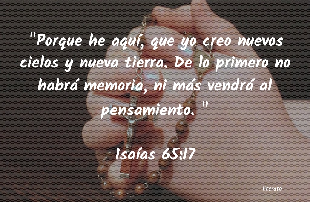 La Biblia Isa as 65 17