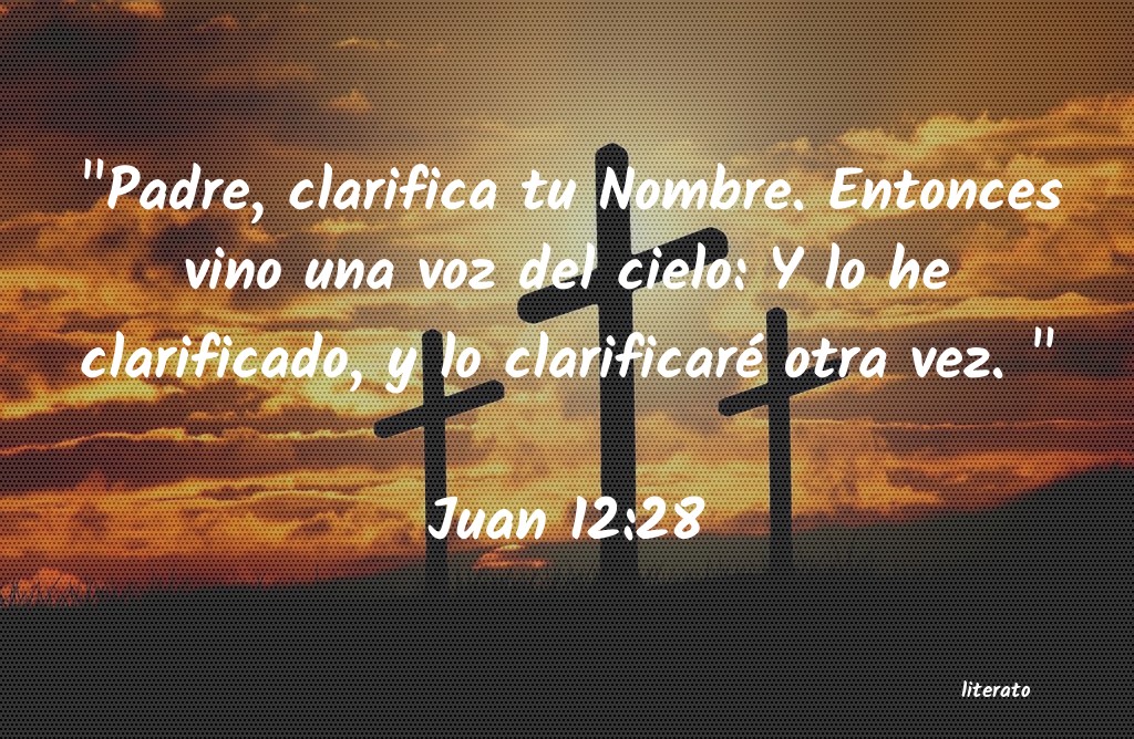 La Biblia Juan 12 28