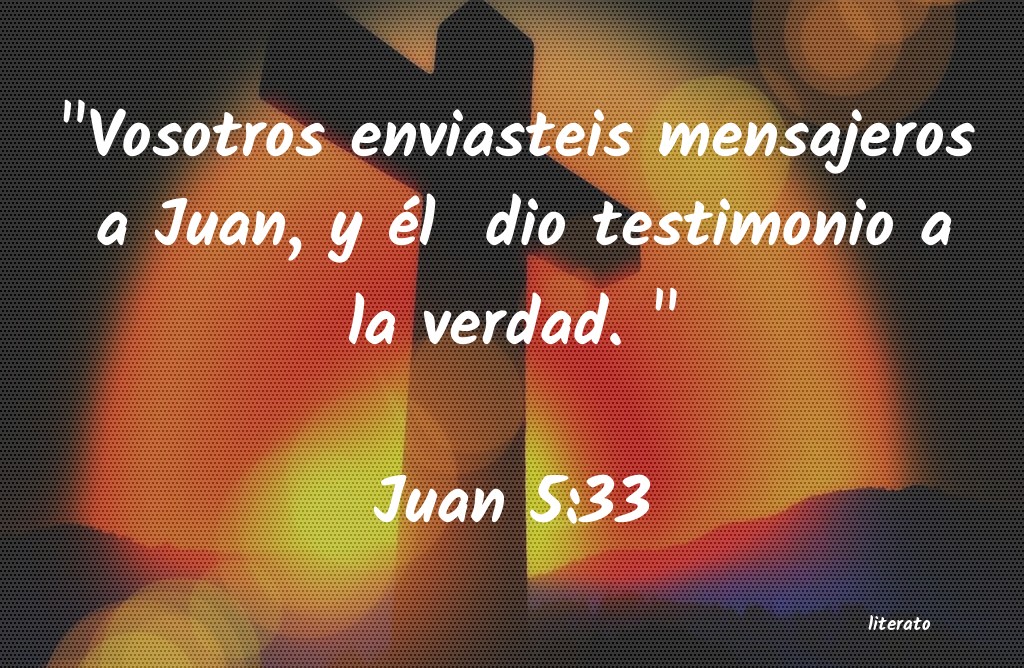 La Biblia Juan 5 33