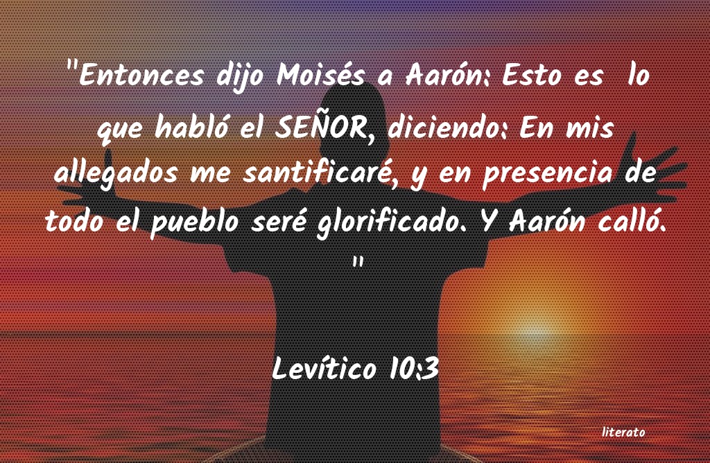 La Biblia - LevÃ­tico - 10:3