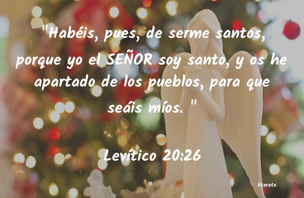 La Biblia - LevÃ­tico - 20:26