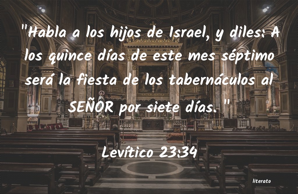 La Biblia - LevÃ­tico - 23:34