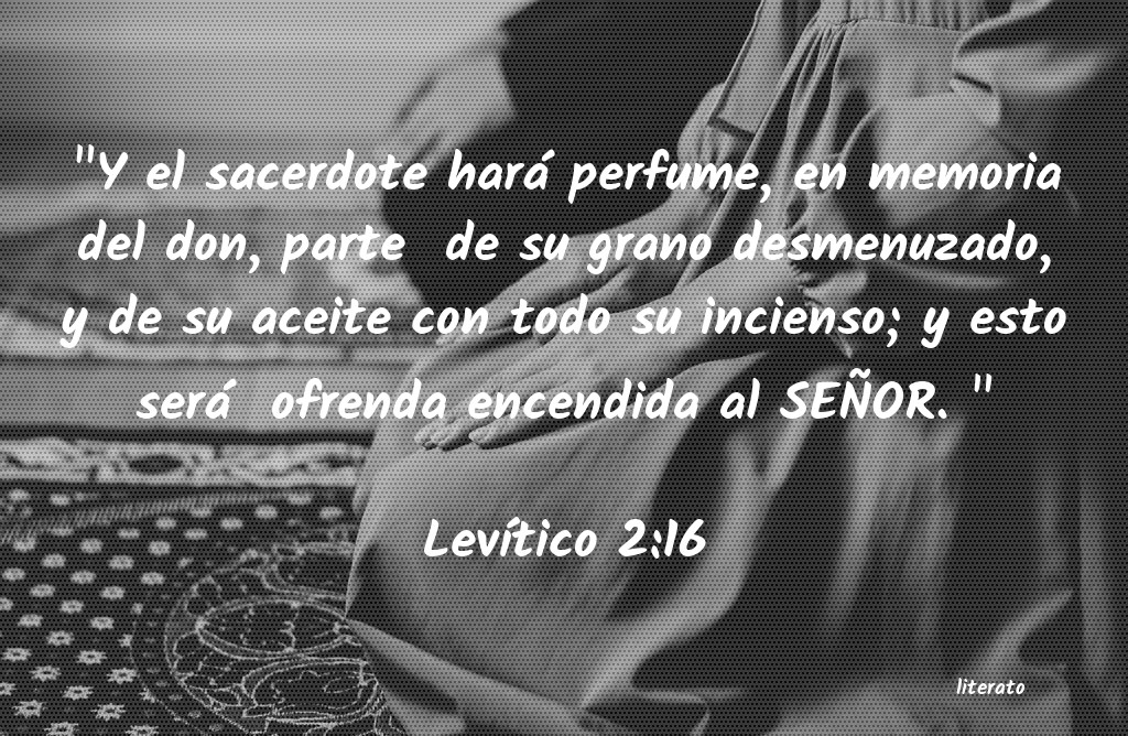 La Biblia - LevÃ­tico - 2:16