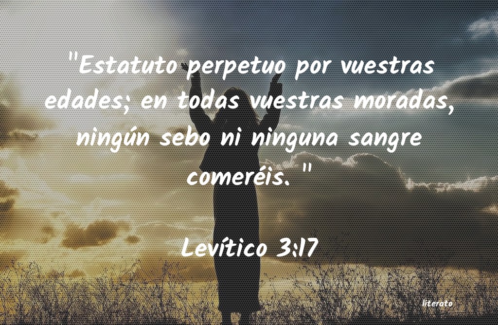 La Biblia - Levítico - 3:17