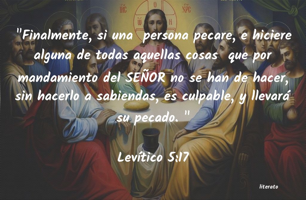 La Biblia - LevÃ­tico - 5:17