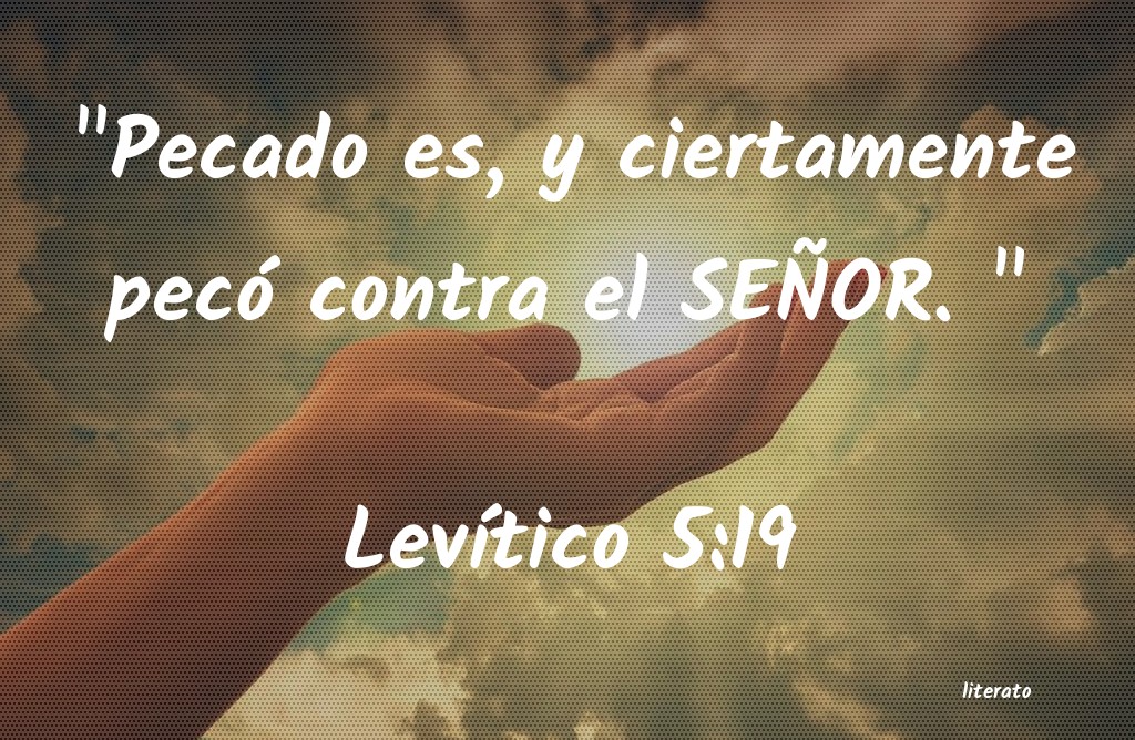 La Biblia - Levítico - 5:19