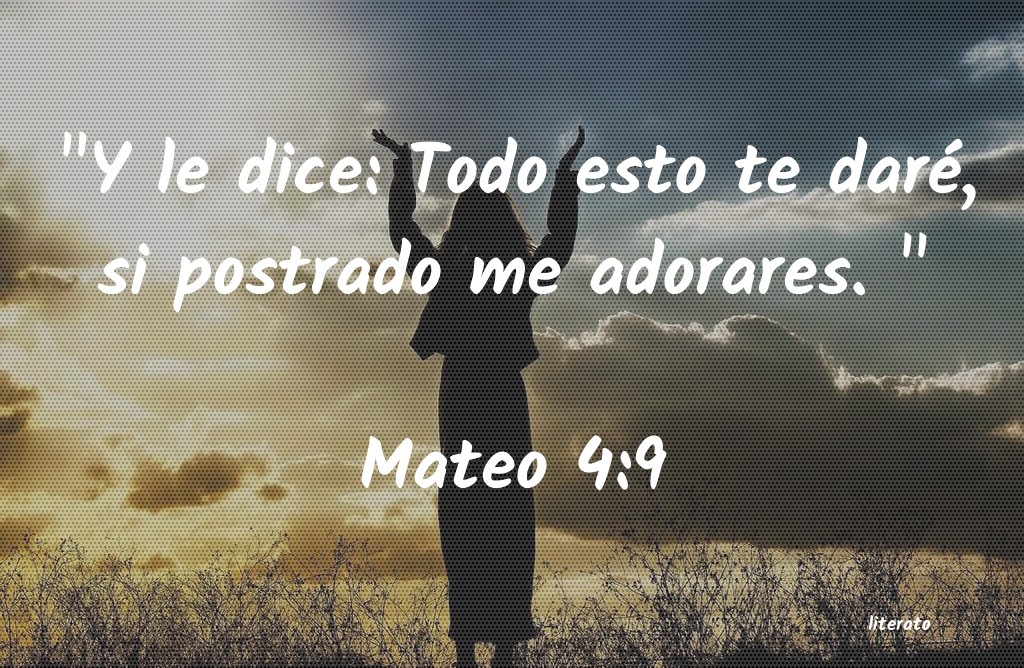 La Biblia - Mateo - 4:9 La Biblia - Mateo - 4:9