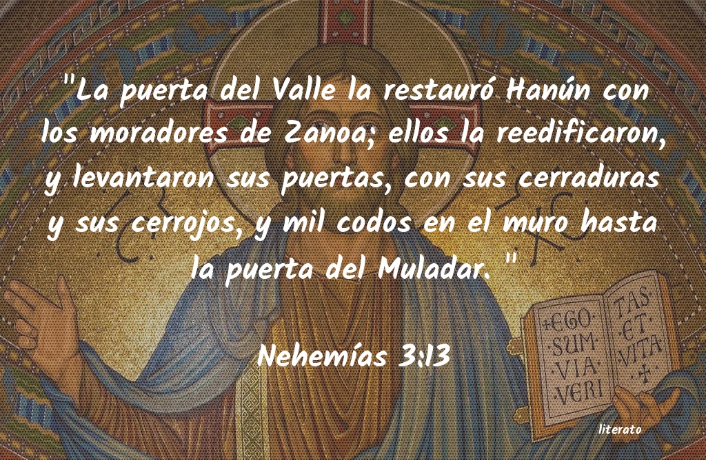 La Biblia - NehemÃ­as - 3:13