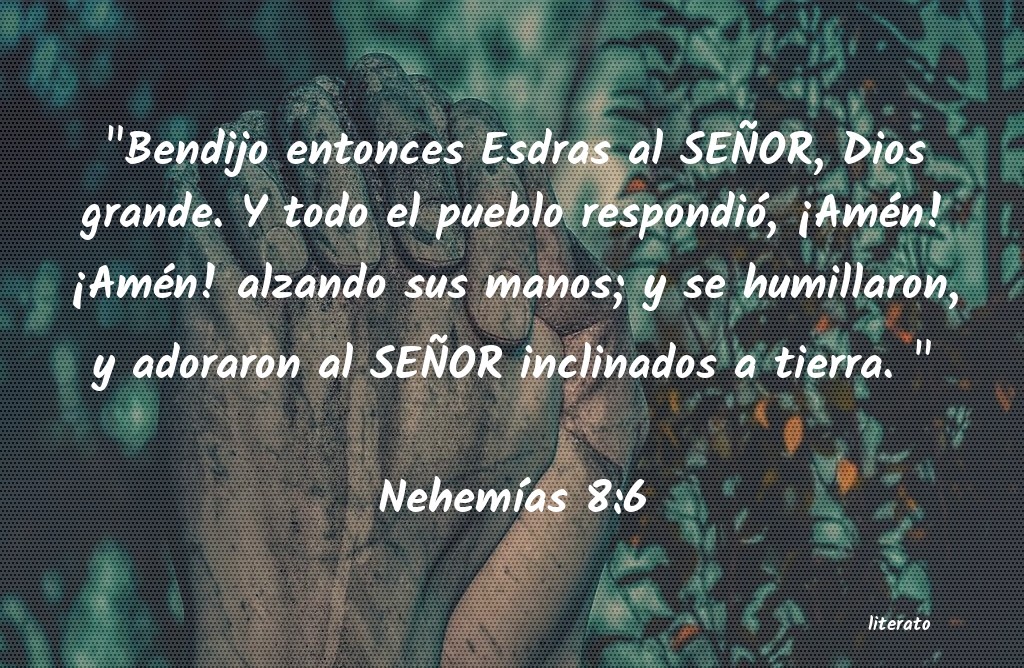 La Biblia - NehemÃ­as - 8:6
