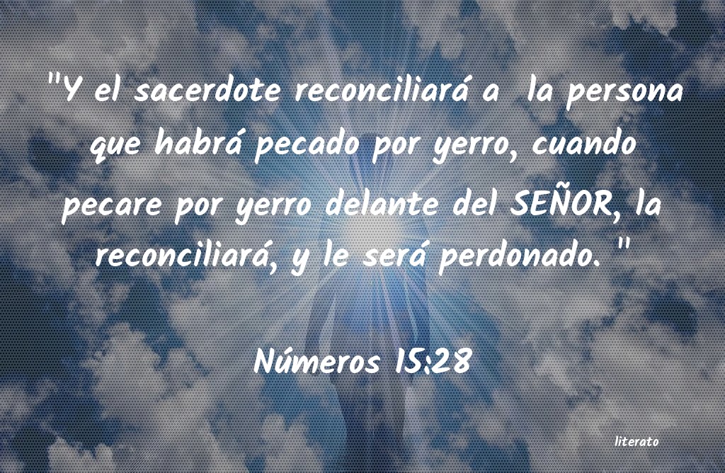 La Biblia - Números - 15:28