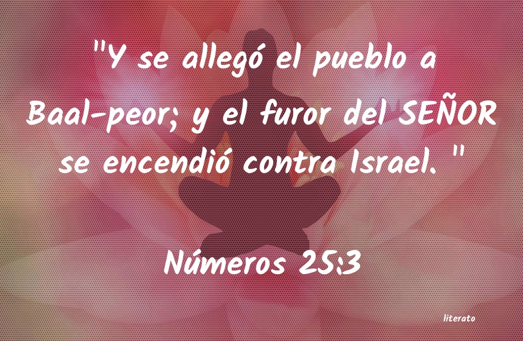 La Biblia - NÃºmeros - 25:3