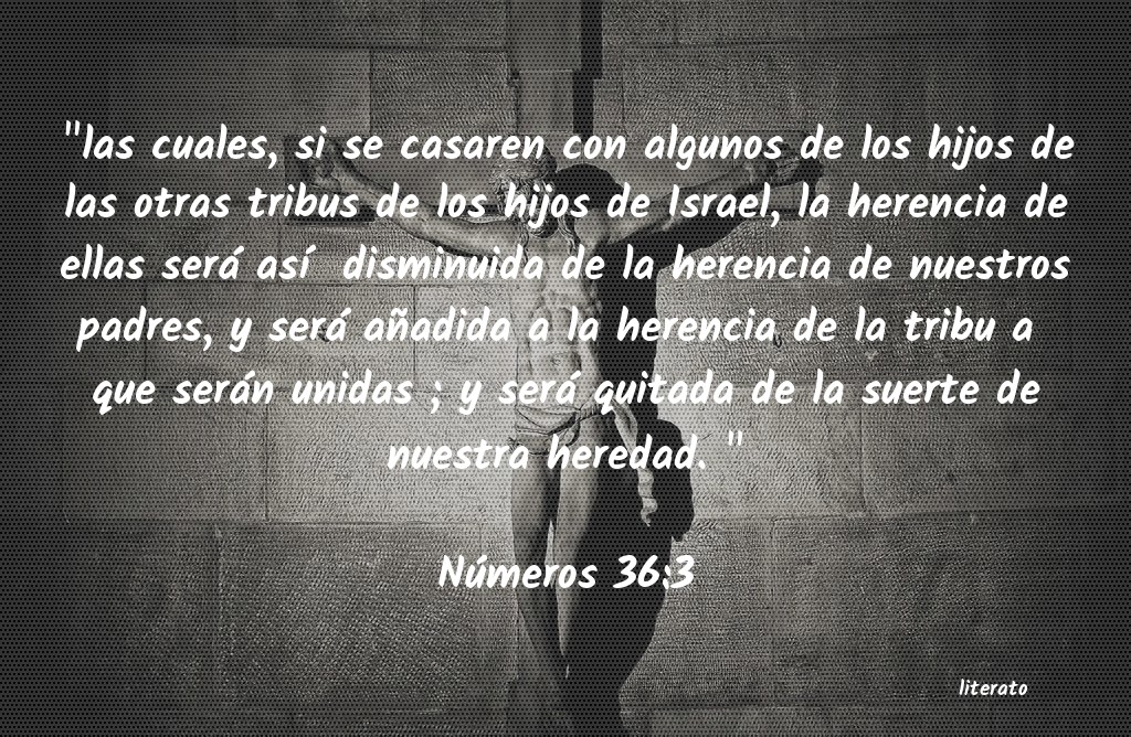 La Biblia - NÃºmeros - 36:3